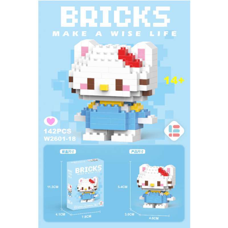 Promo Nano Block Model Diy Karakter Kartun Mainan Balok Susun Edukasi ...