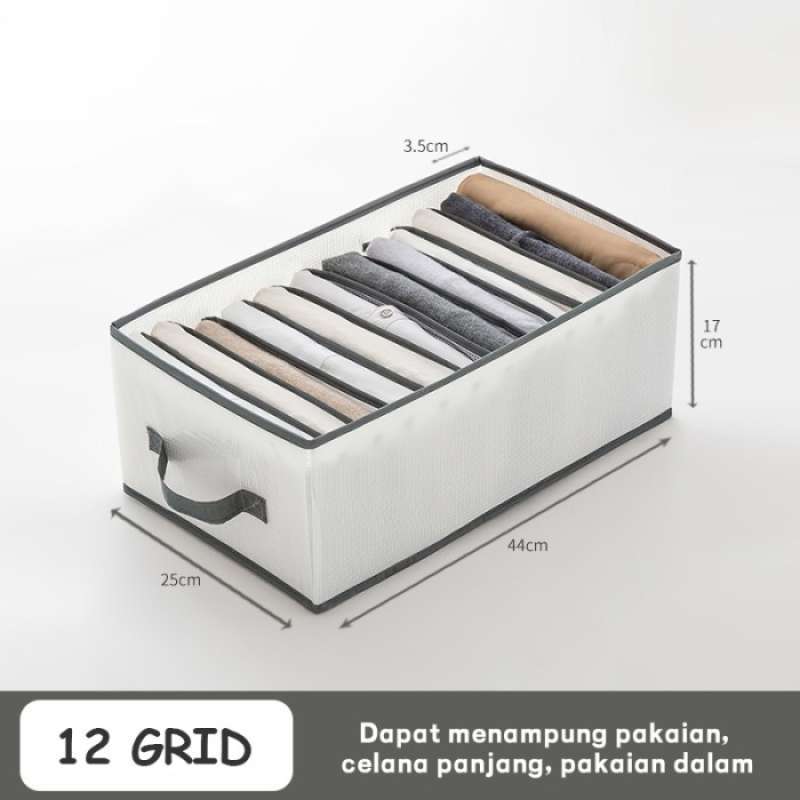 Jual Box Baju Partisi Sederhana Kotak Penyimpanan Lipat Storage Box ...