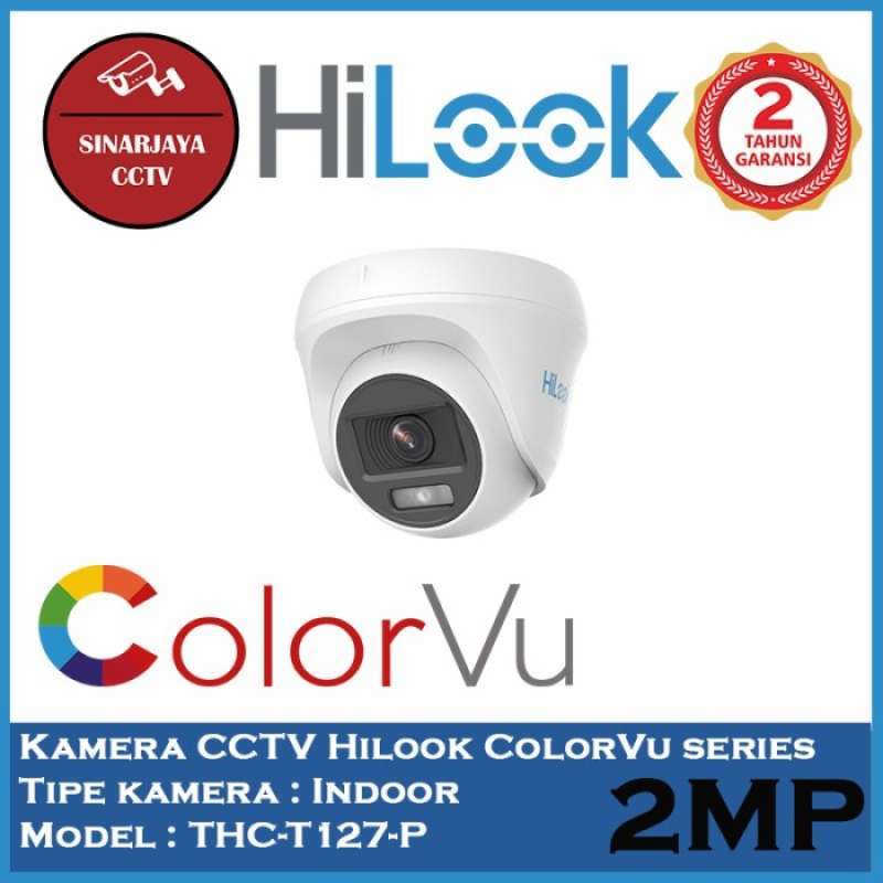 Jual Kamera Cctv Colorvu Hilook 2mp Outdor Thc-b127-p -indor Thc-t127-p ...
