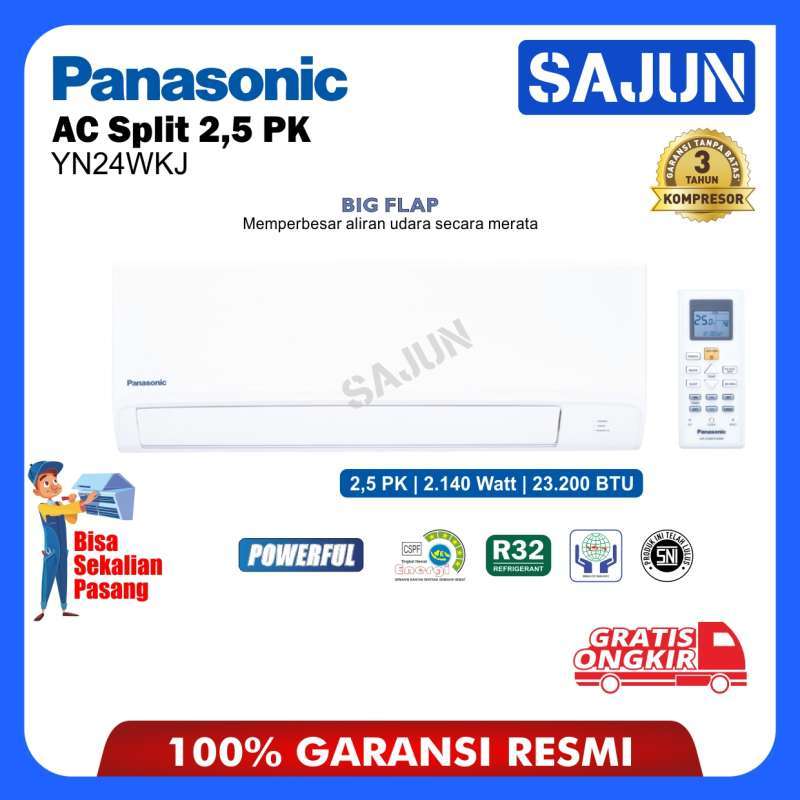 Promo Panasonic Ac Split 2.5 Pk Yn24wkj Standard R32 2.5pk Yn24-wkj ...