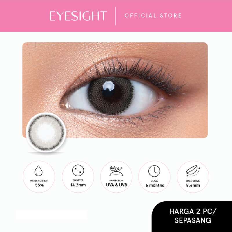 Promo Eyesight Softlens Kitty Kawaii - Mini Ella Gray - -6.50 Diskon 23 ...