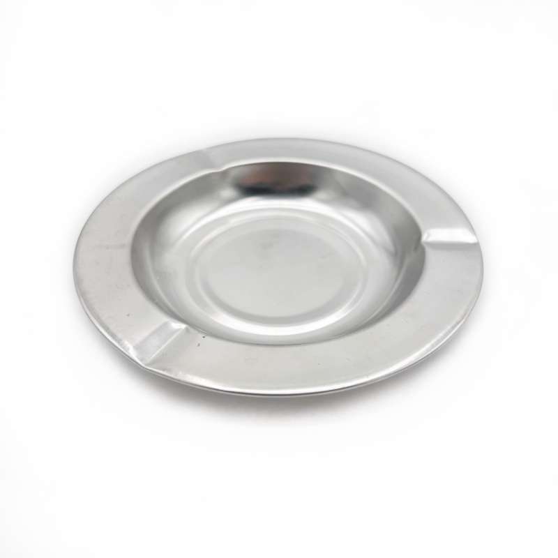 Jual Asbak Ukuran 8-12cm Stainless Steel Model Cafe 3 Lubang Anti Karat ...