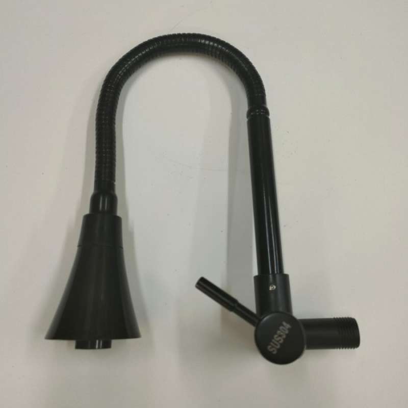 Promo Kran Angsa Flexible Stainless304 Hitam 04bbla-keran Terompet 2in1 ...