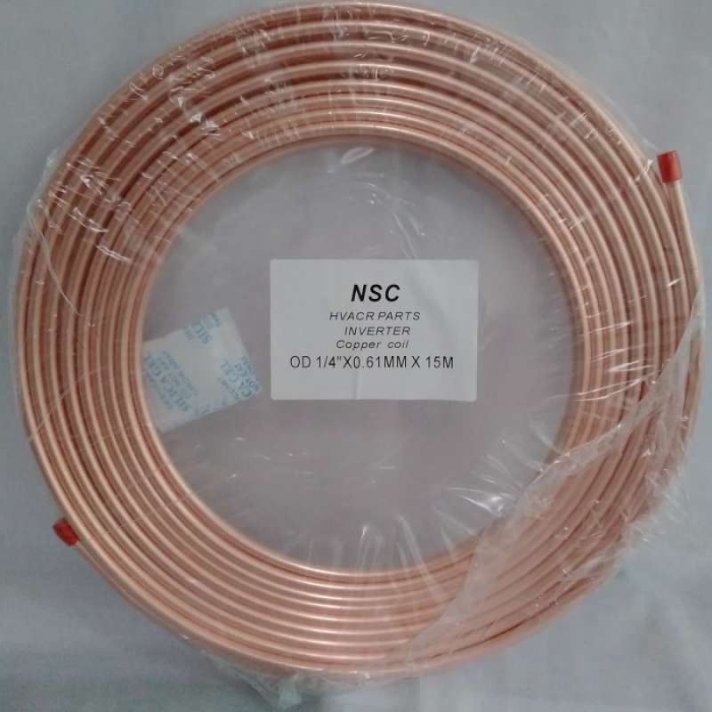 Promo Pipa Tembaga Copper Coil Murah Nsc Od 1/4 X 0.61mm X 15m Diskon ...