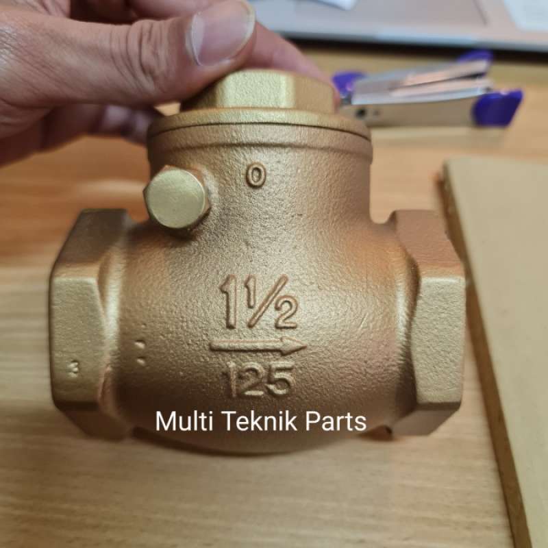 Promo Check Valve Kuningan / Swing Check Valve Kitz Drat 1 1/2 Inch ...