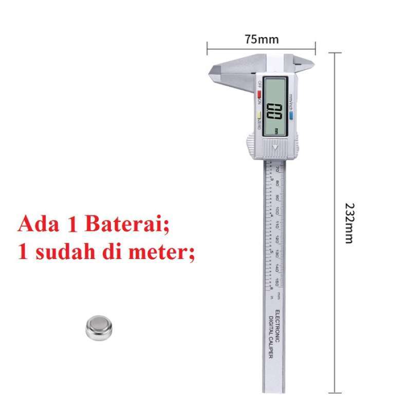 Promo Caliper Jangka 150mm Alat Ukur Jangka Penguasa Cali Meter Sigmat ...