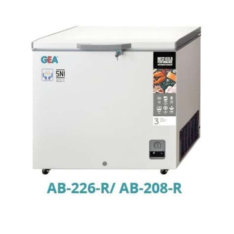 Promo Gea Chest Freezer Ab-208-r Diskon 23% Di Seller Sejahtera Store ...