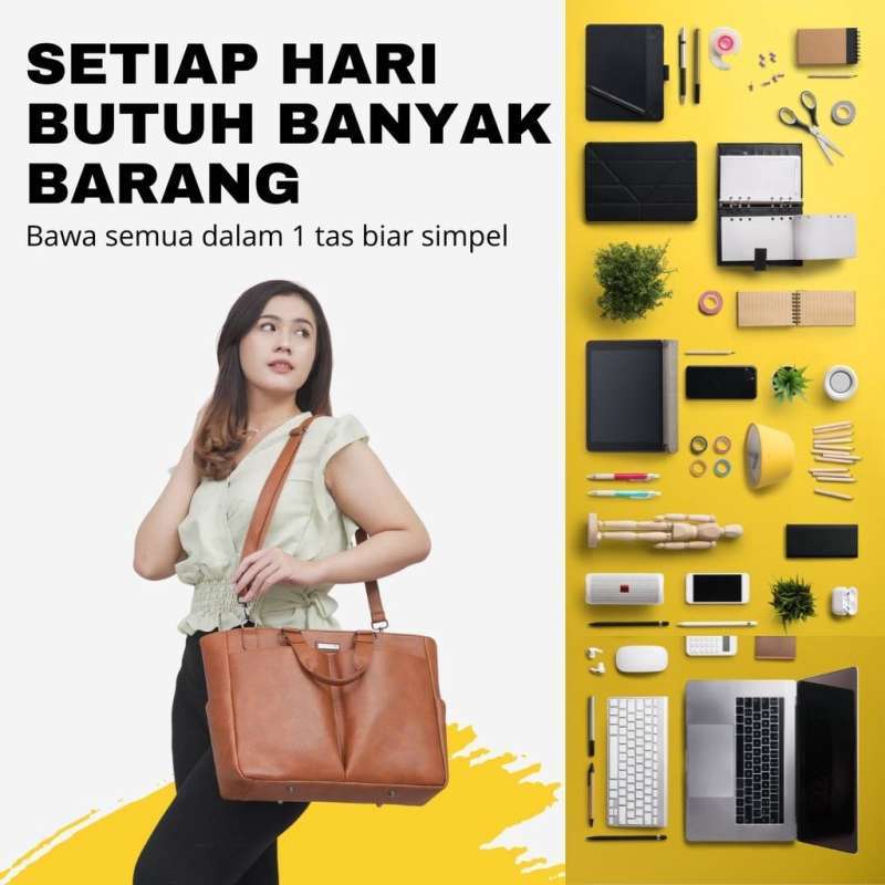 Promo Athena Bag By . Muat Laptop 15 Inch. Tas Selempang, Tas Kerja ...