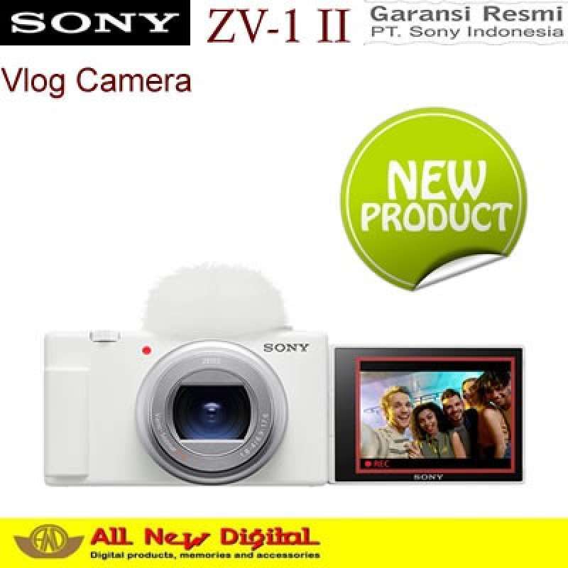 Promo Vlog Camera Zv-1 Ii / Zv-1m2 /zv-1 Mark2 18-50mm Wide-angle Zoom Diskon 23% Di Seller ...