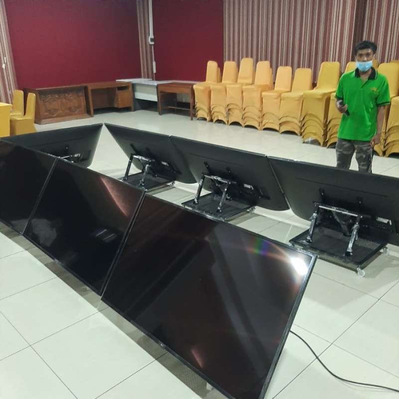 Promo Bracket Breket Tv Stand Mimbar Panggung 32 _55 Inch Adjustable ...