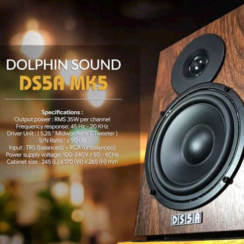 Jual Dolphin Sound Ds5a Mk5 Speaker Monitor Flat Ds 5a Ds 5 A Di Seller ...