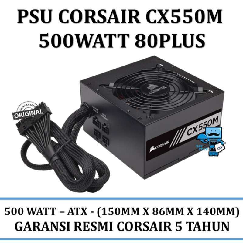 Promo Cx550m Power Supply (psu) Cx Series 550 Watt 80 Plus Diskon 23% Di Seller Scrollbox Store ...