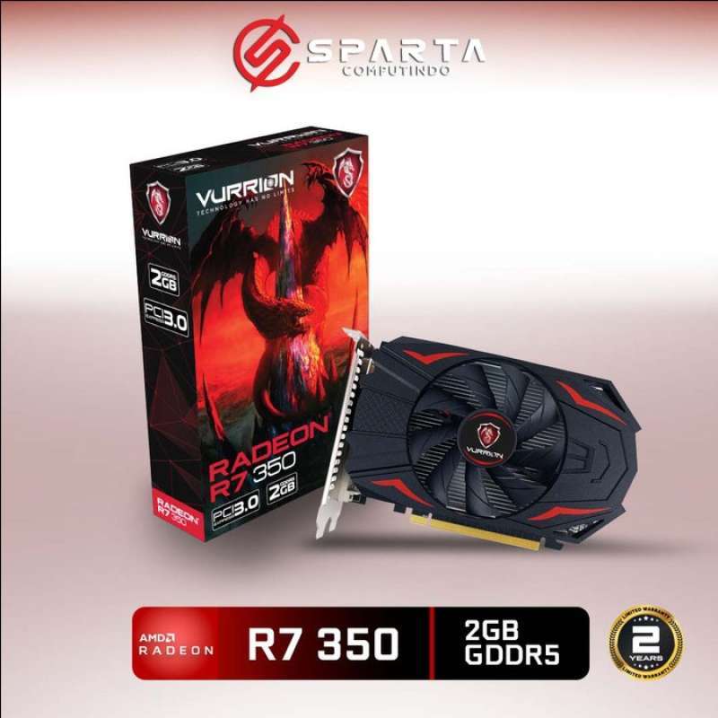 Promo Vga Card Amd Radeon R7 350 2gb Gddr5 128 Bit Vurrion New Garansi ...