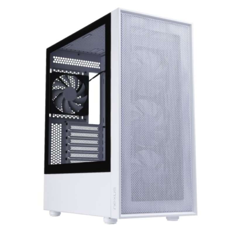 Promo Tecware Nexus Air White With Gpu Riser Pcie 4.0 Atx Gaming Pc ...