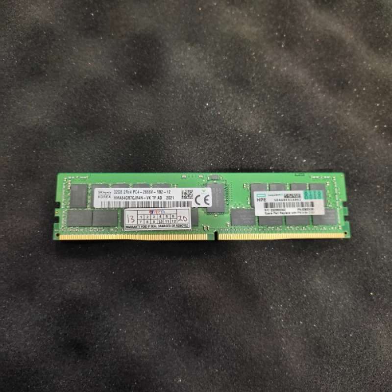 Promo Ram Server Ddr4 Skhynix E 32gb Pc4 2666v Rb2 12 Hma84gr7cjr4n