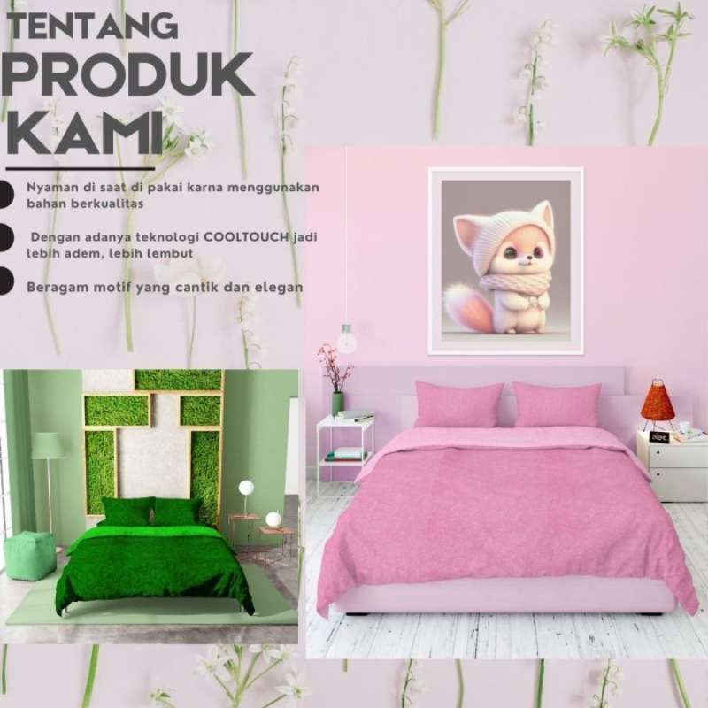Promo Sprei Motif Polos Embos Premium & Elegan Super Lembut Lp ...