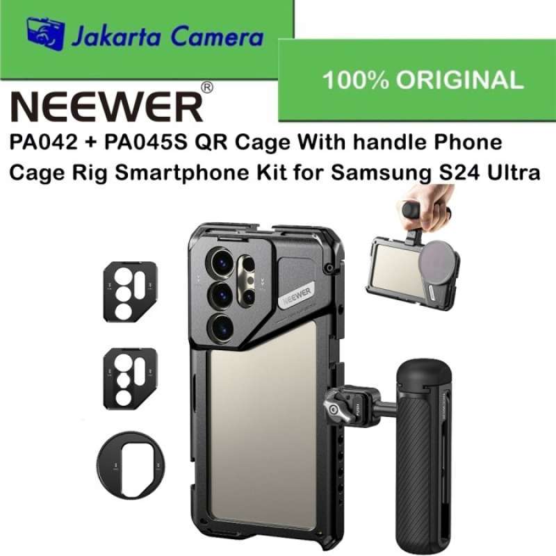 Jual Neewer Pa042 With Pa045s Qr Cage With Handle Phone Cage Rig ...