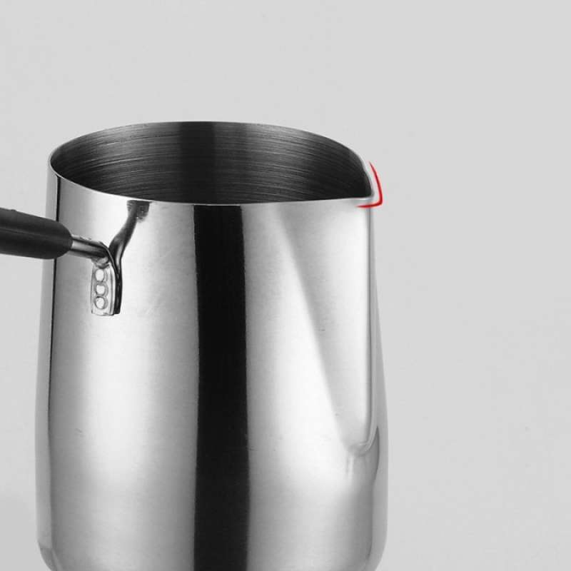 Promo Milk Jug Stainless Steel Gagang Panjang Kopi Susu Latte Frothing ...