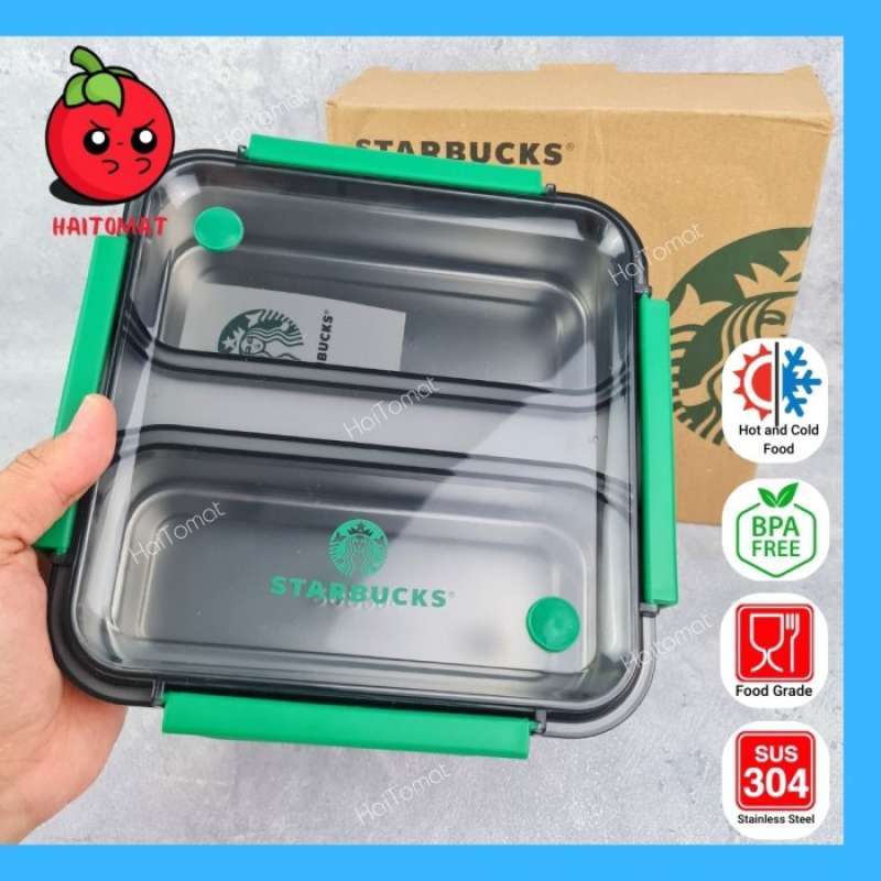Promo Lunch Box Bekal Starbucks Original Kotak Tempat Makan Stainless ...