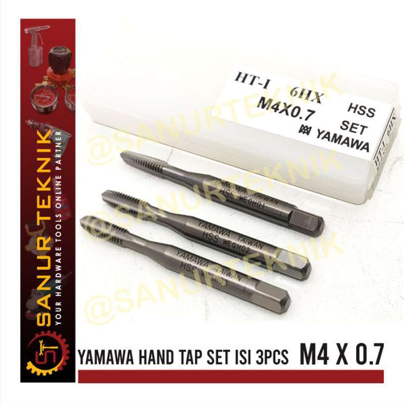 Promo Hand Tap Yamawa M4 X 0.7 / M4 X 0,7 / M4x0.7 / M 4 X 0.7 Diskon 23% Di Seller Kulee Store ...