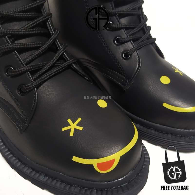 Promo Sign - Sepatu Boots Pria Tinggi Dr Martens Docmart - Hitam 42 ...