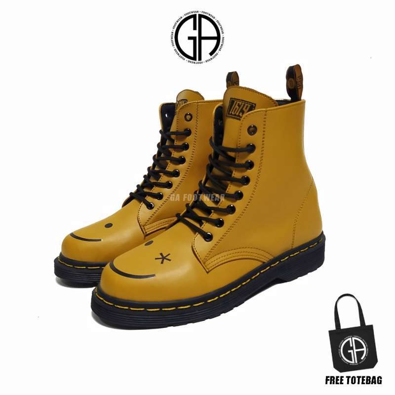 Promo Sign - Sepatu Boots Pria Tinggi Dr Martens Docmart - Hitam 42 ...