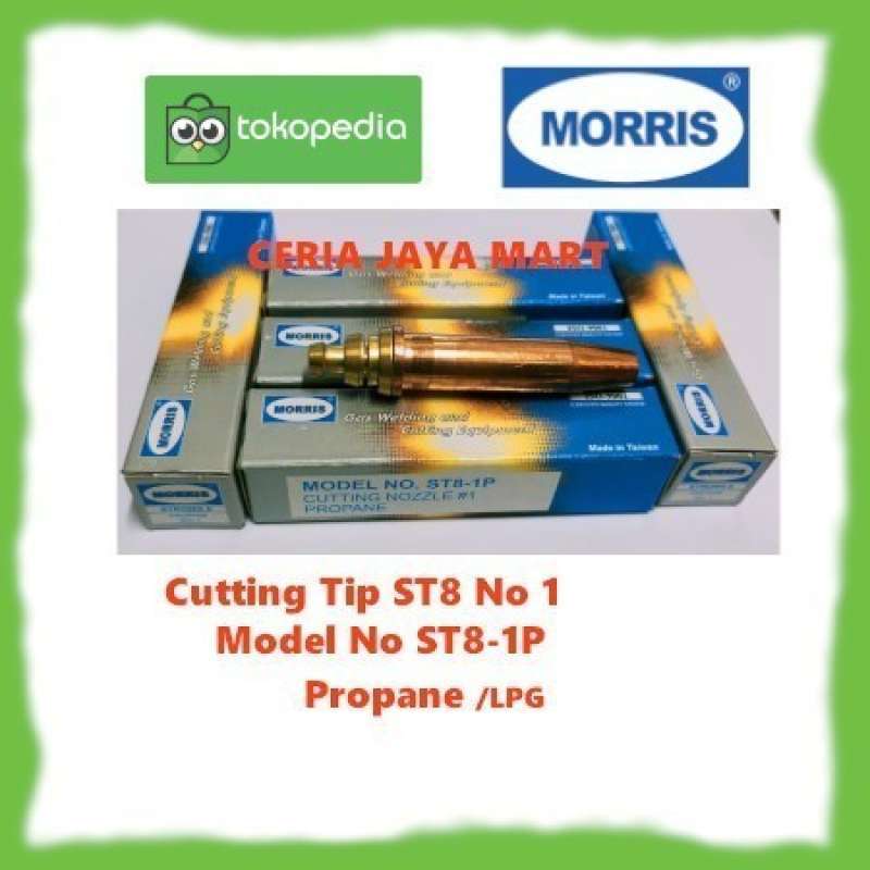 Promo Cutting Tips St8 No 1 Morris Propane Lpg No 1 Type St 8 - 1p ...