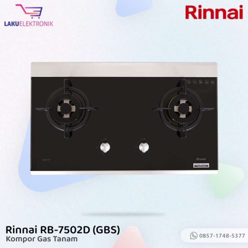 Promo Built-in Gas Hob Kompor Gas Tanam 2 Tungku Rinnai Rb-7502d (gbs) Diskon 23% Di Seller ...