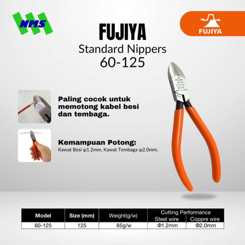 Promo Tang Potong Fujiya 60-125 Standard Nippers Japan Diskon 23% Di Seller Kulee Store ...