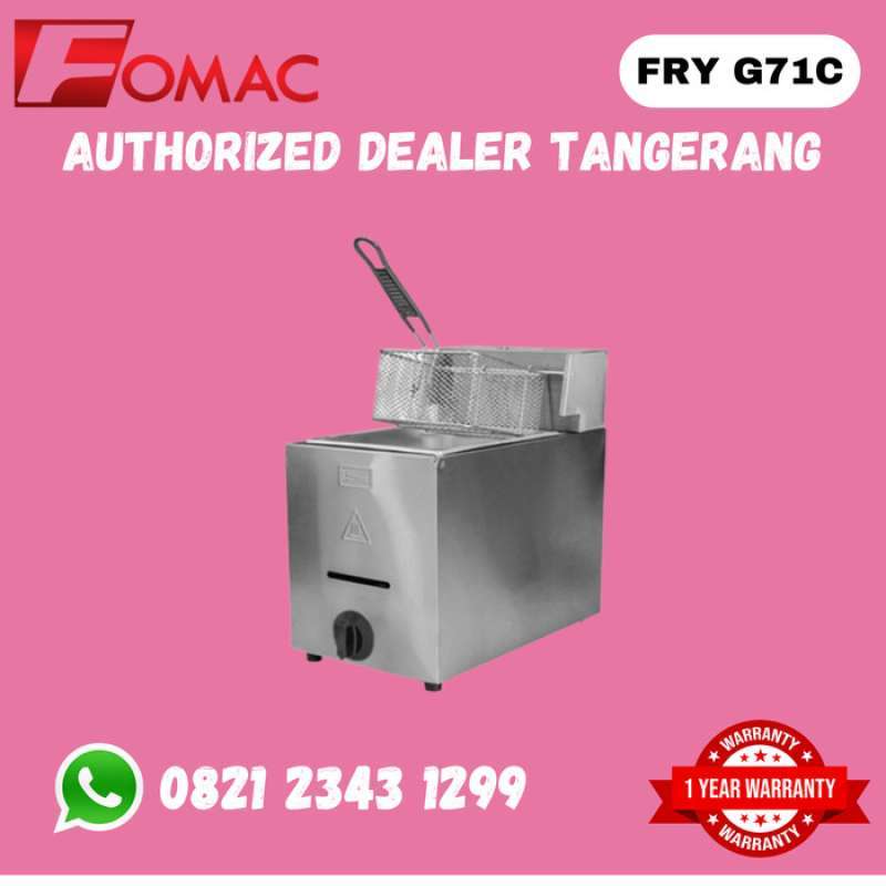 Promo Fomac Fry G71c Deep Fryer Gas 1 Tungku Diskon 23% Di Seller ...