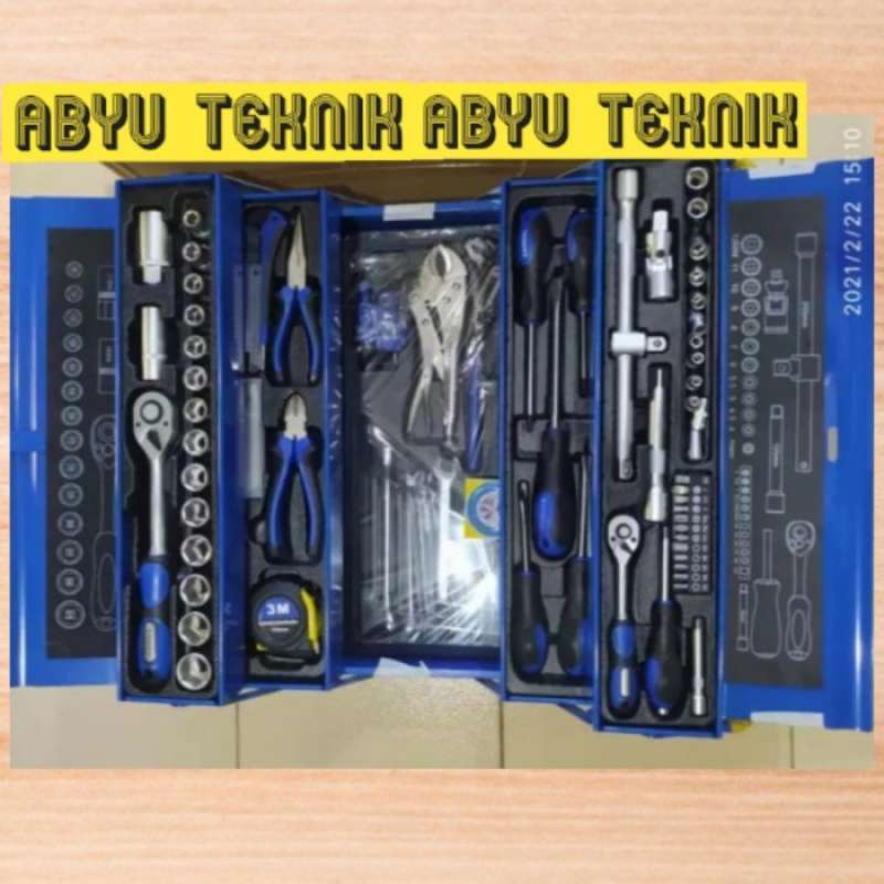 Promo Toolkit Set Tool Kit Set Merek Sands 91 Pcs 100% Brand Diskon 23% ...