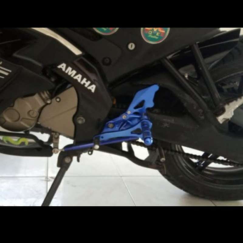 Promo Foot Step Underbone Underbon Biru Ukir Vixion All , R15 V1 V2 ...