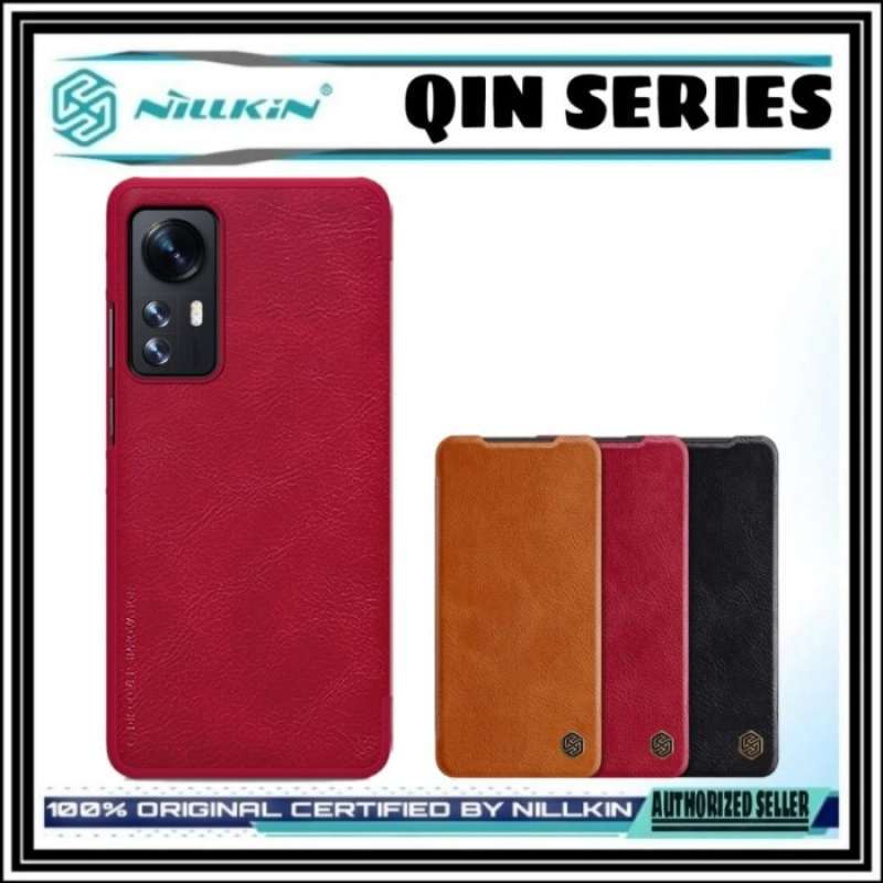 Promo Xiaomi Mi 12 Mi 12 / Mi 12x Mi12x Original Nillkin Qin Flip Hard ...