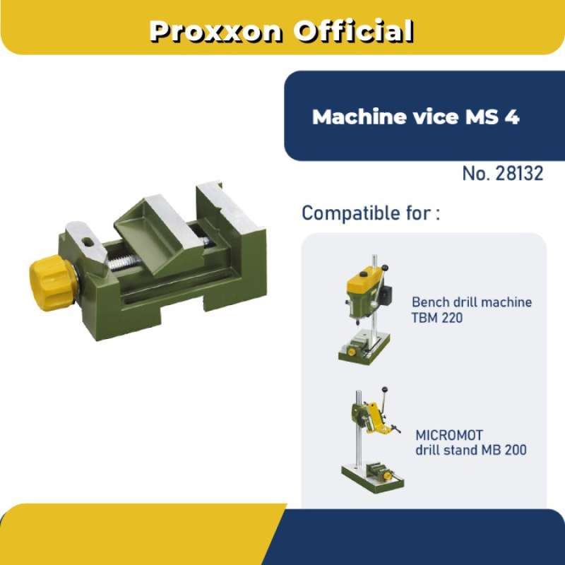 Promo Proxxon 28132 Ragum Mini Machine Vice Ms 4 Diskon 23% Di Seller ...