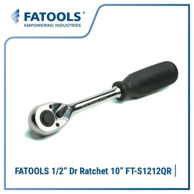 Promo Fatools S1212qr 1/2 Dr Ratchet Handle 10 Gagang Sock Kunci Soket ...