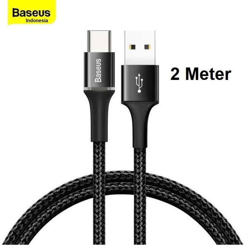 Promo Baseus Kabel Data Halo Usb A To Type C 2a 2 Meter Cable Data ...