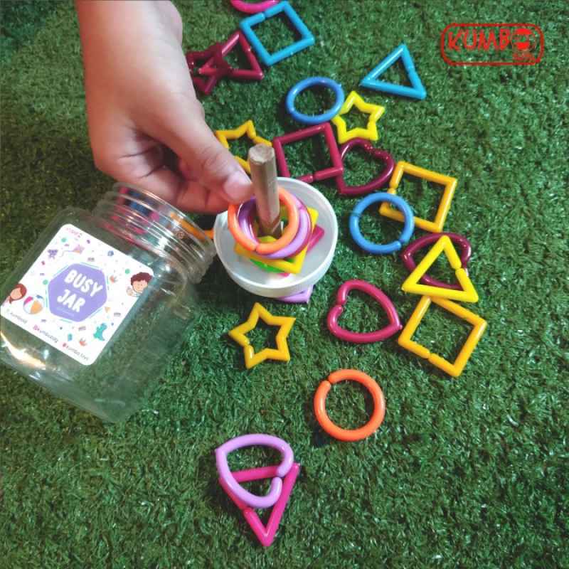 Promo Mainan Montessori Busy Jar Fine Motoric Play Mainan Sensory ...