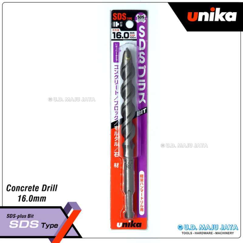 Promo Unika-concrete Drill Sds Plus 16mm / Mata Bor Beton - Made In Japan Diskon 23% Di Seller ...