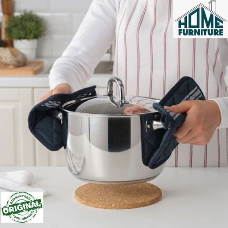 Promo Ib 1set 2pcs Kain Penahan Panas Alat Masak Dapur Original 19x19cm ...