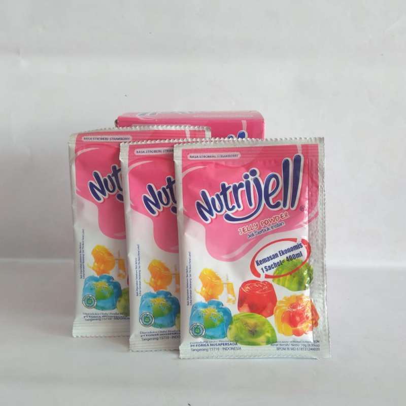 Jual Nutrijell Rasa Stroberi 10 Gram 1 Dus Di Seller Intirasa ...