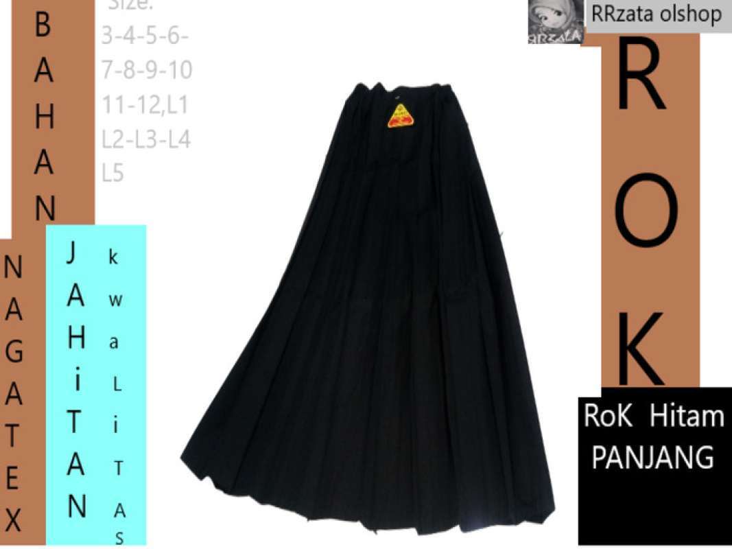 Jual Rok Sekolah Panjang Hitam.sd-smp-sma - 7 Di Seller My Lapak 77 - Kedung Pengawas, Kab ...