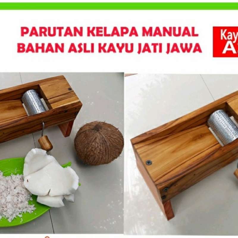Jual Alat Parut / Parutan Kelapa Manual Kayu Jati - Model Lama Di Seller Reaver - Cengkareng ...