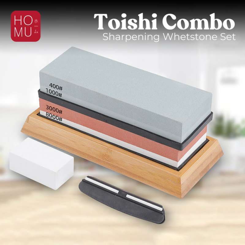 Jual Homu Toishi Combo 6 Pcs Set Pengasah Pisau Whetstone Knife ...