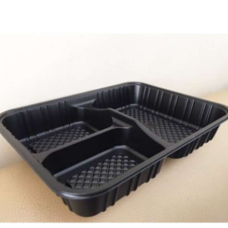 Jual Mika Tray Bento Sekat 3 Lunch Box Tempat Makanan 3 Sekat Di Seller ...