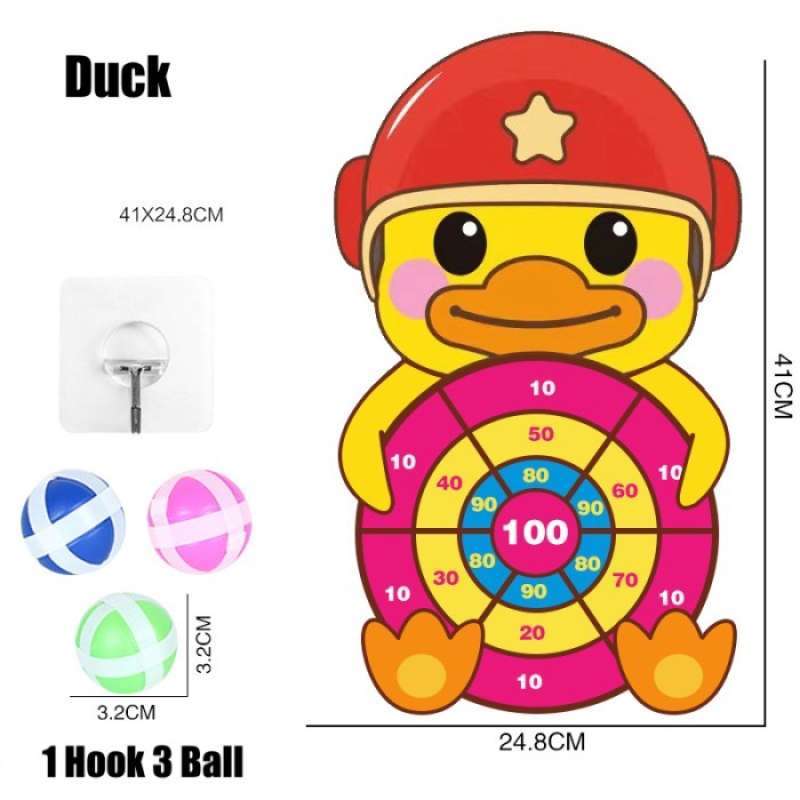 Promo Dart Game Mainan Lempar Bola Papan Tempel Anak Edukasi Activity ...