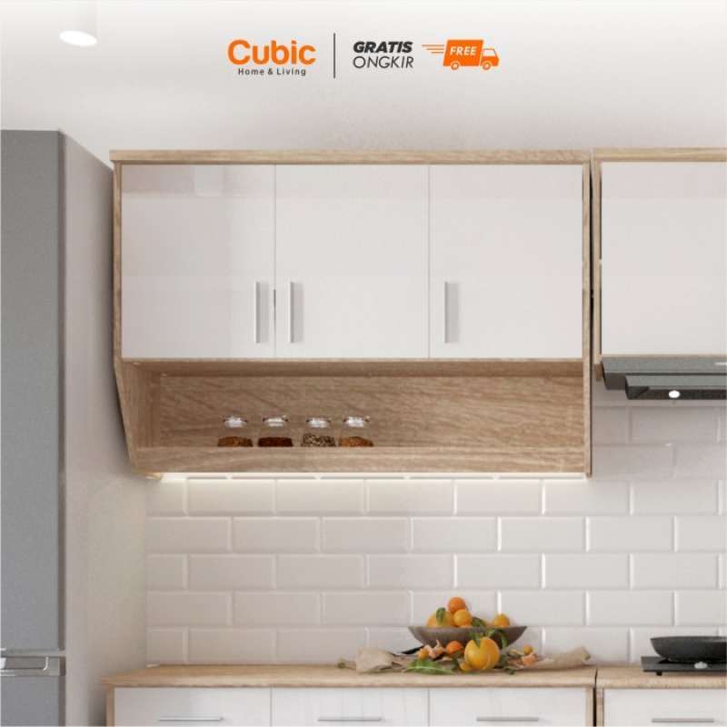Jual Cubic Kitchen Set 3 Pintu Minimalis / Rak Atas Dapur / Elena Ksa ...