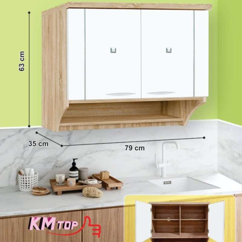 Jual Lemari Gantung Kitchen Set 2pintu Ksa Furni - Ksa 2 F/s Di Seller ...