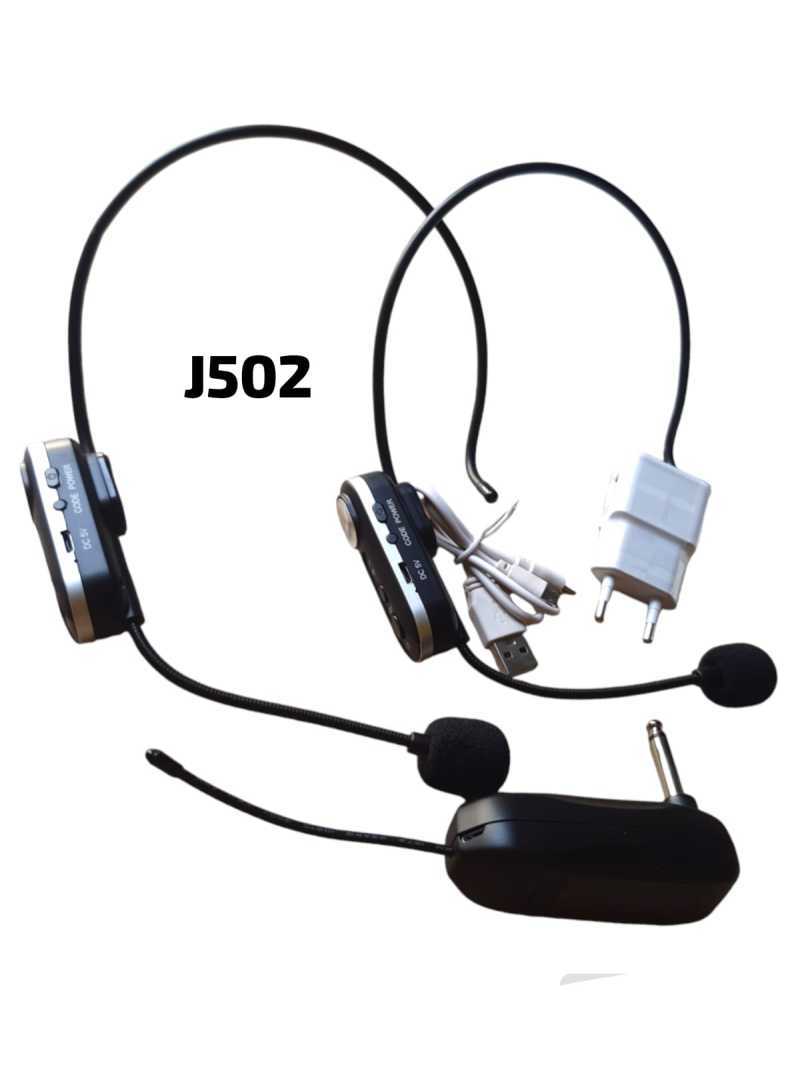 Jual J502 Mic Bando Wireles Universal High Sensitivity Condenser Microphone Headphone Headset ...