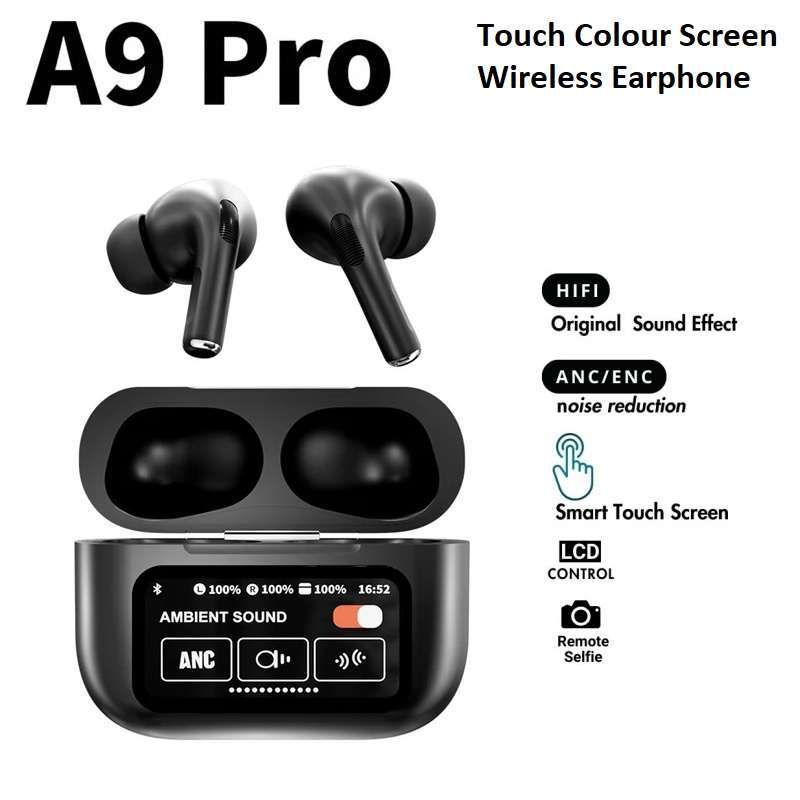 Jual A9 Pro - Touch Color Screen Tws Bluetooth Earphone - Earphone ...