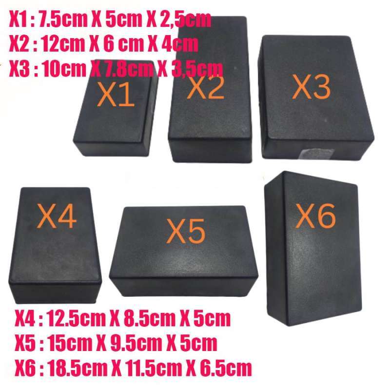 Promo Box Universal Box Plastik Multi X1 X2 X3 X4 X5 X6 Kotak Tebal Pvc ...